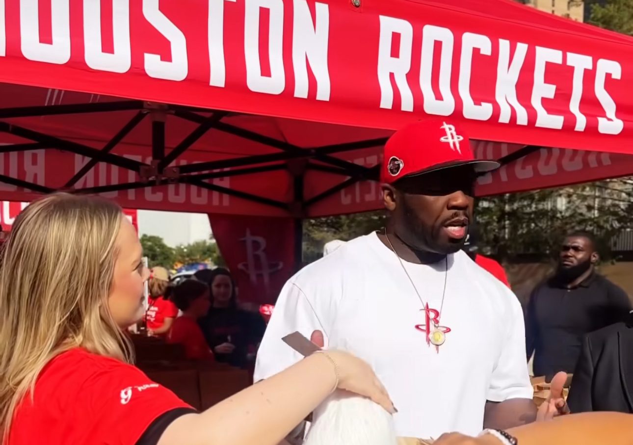 50 Cent Teams Up with Houston Rockets To Make Thanksgiving Brighter for ...