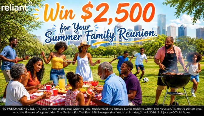 Win $2,500 for Your Summer Family Reunion with Reliant